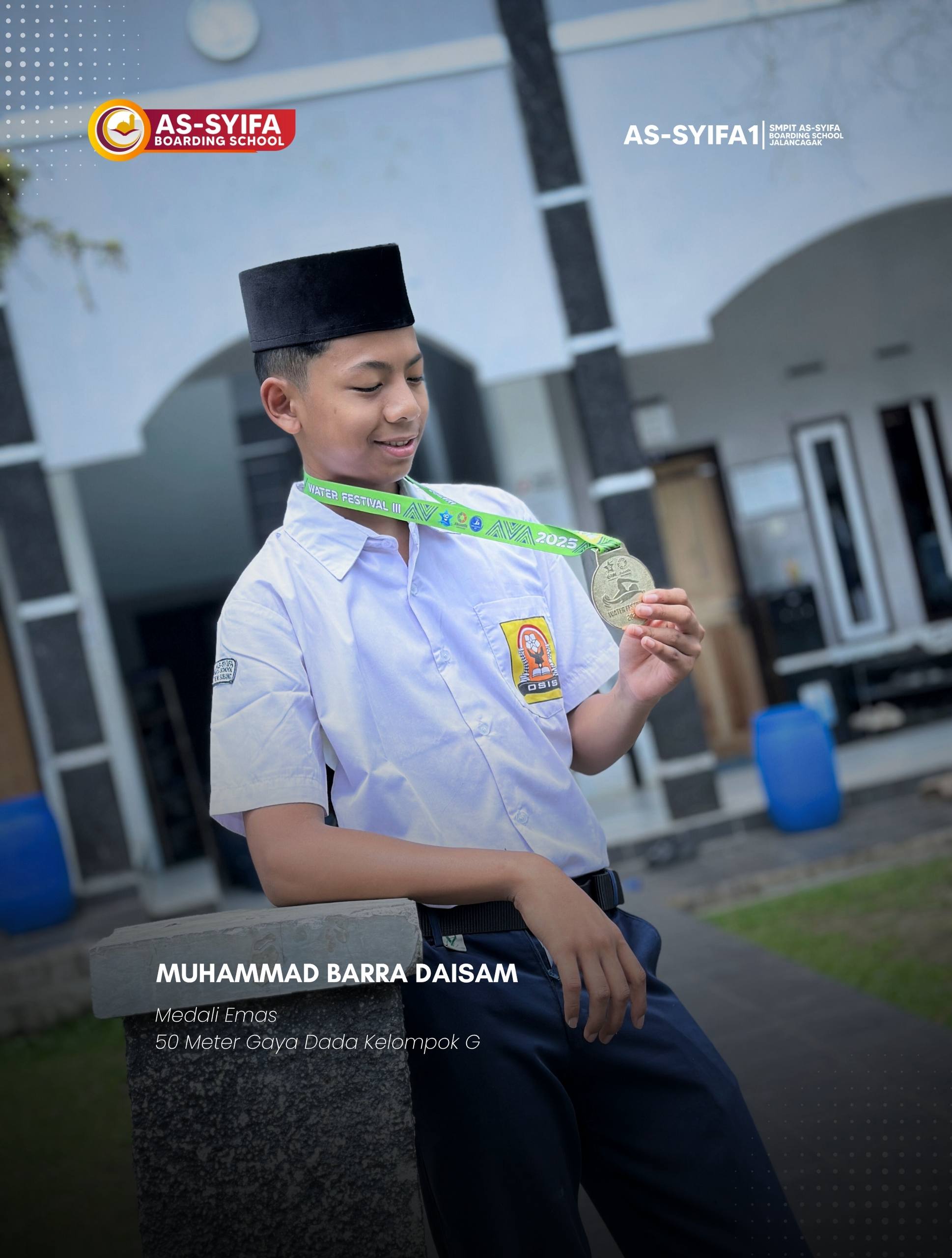Murid SMP IT As-Syifa Jalancagak Raih Medali di Kejuaraan Renang Water ...
